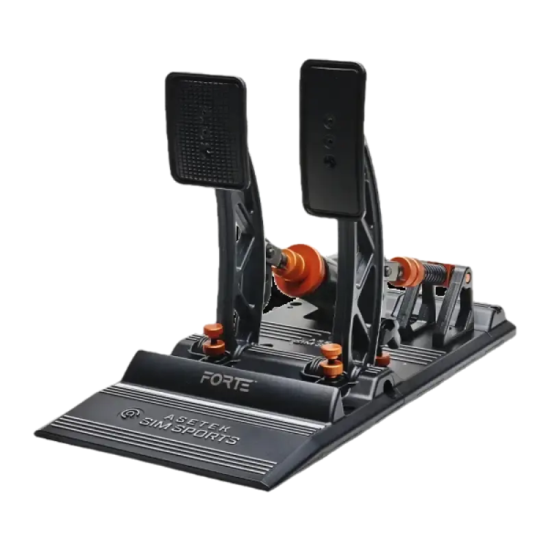Asetek Simsports Forte™ Sim Racing Pedals Brake and Throttle - Sim ...