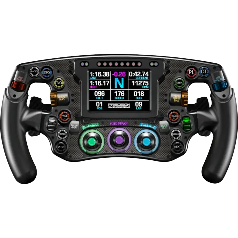 Precision Sim Engineering GPX Steering Wheel (F1 Wheel add-on) - Sim ...